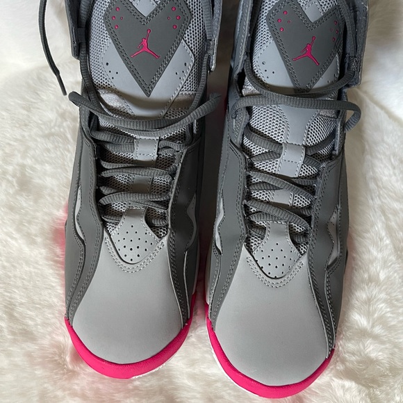 Jordan | Shoes | New Jordan True Flight Greypinkwhite Size 9y | Poshmark